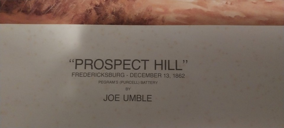 Civil War Print "Prospect Hill" by Joe Umble Limited Print Signed Print ...