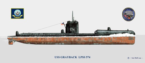 USS Grayback LPSS-574 US Navy | eBay