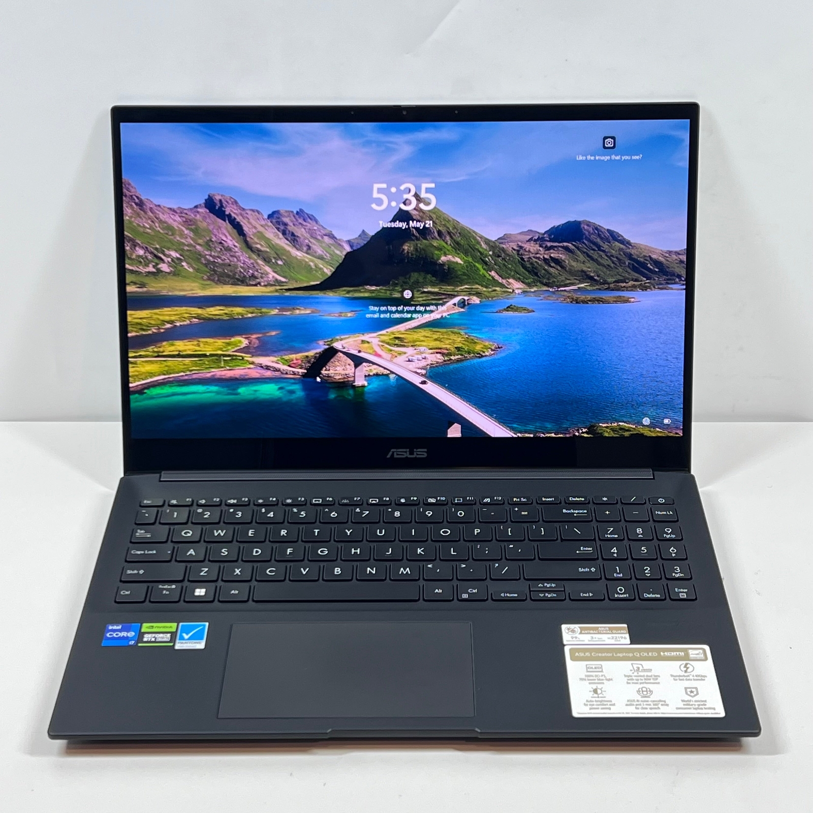 ASUS Creator Laptop Q OLED Q530V 15.6" i7-13620H 2.4GHz 16GB RAM 512GB ...