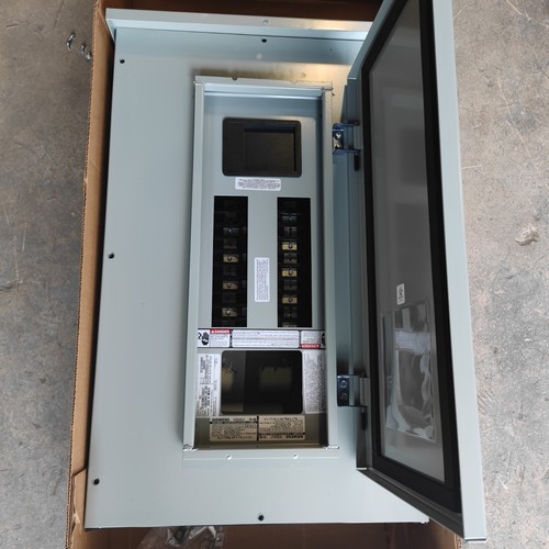 SIEMENS 250 AMP PANELBOARD 240 120 V SINGLE PHASE 1PH 3W 18 Cir NEMA 3R ...
