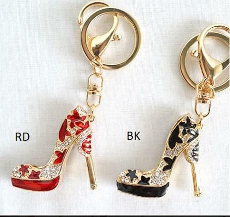 Rhinestone High Heel Shoe Keychain Crystal Charm Bling Accessories | eBay
