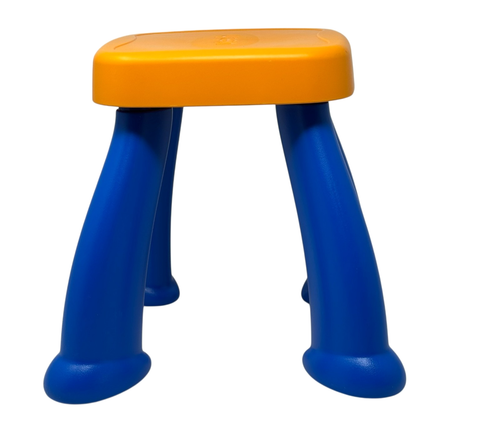 VTECH Touch & Learn Activity Desk Replacement Stool Blue Orange Seat ...