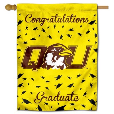 Quincy University Graduation Gift Decorative Flag | eBay