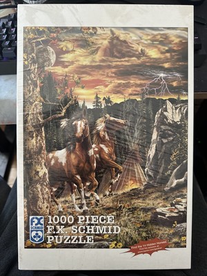 Nee Sealed FX Schmid Puzzle Morgan Horses 1000 Hidden Horses Find The ...