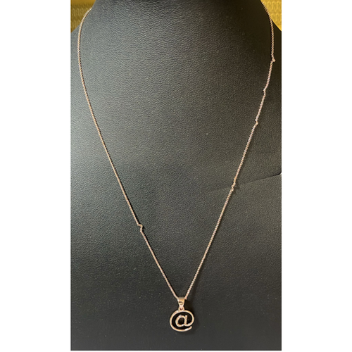 Lisa Freede '@' Necklace, Brand New, Rose Gold Tone, J74 | eBay