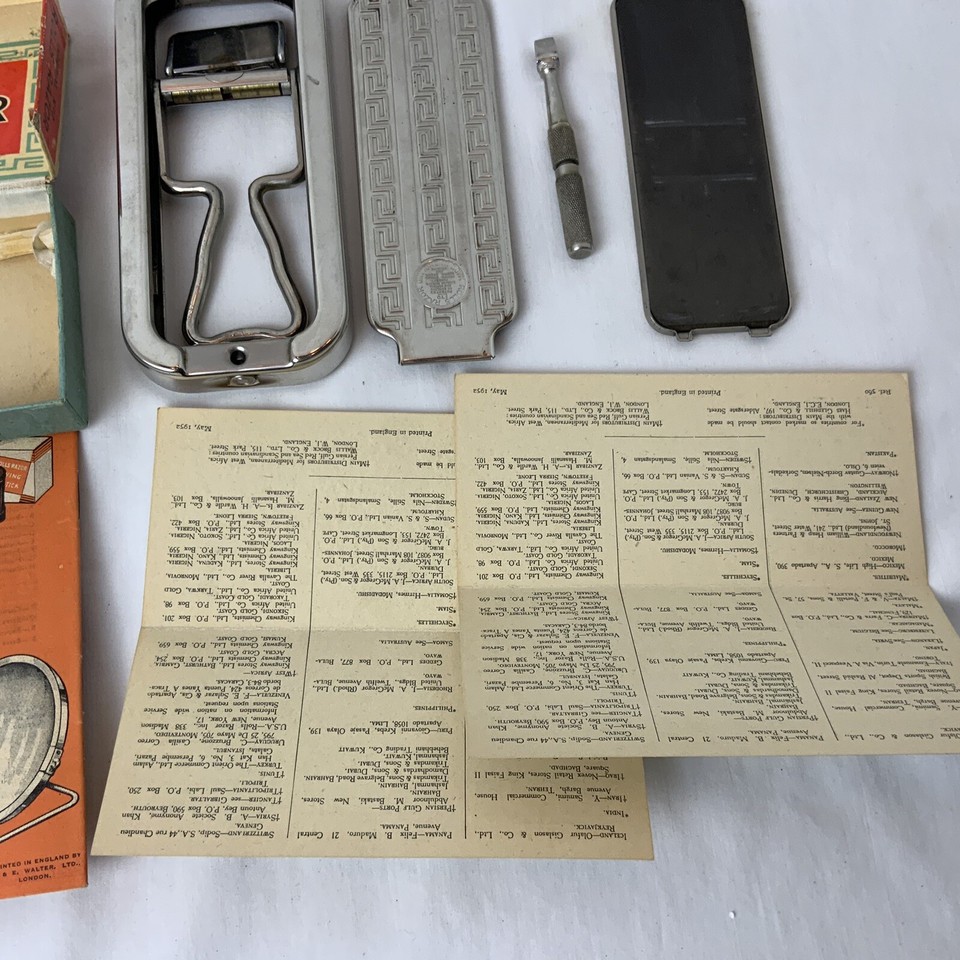 VTG Rolls Razor London #2 , Friction Clip Pin, Strop Dressing 50’s ...