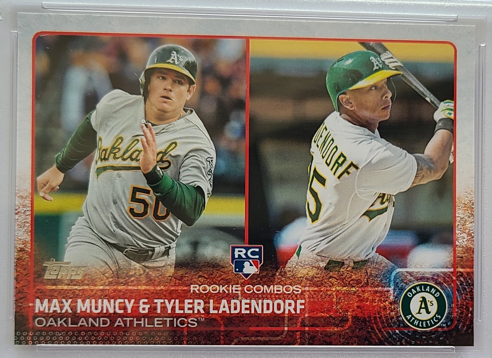 Max Muncy 2015 Topps Update RC Rookie PSA 9 LA Dodgers Tyler Ladendorf ...