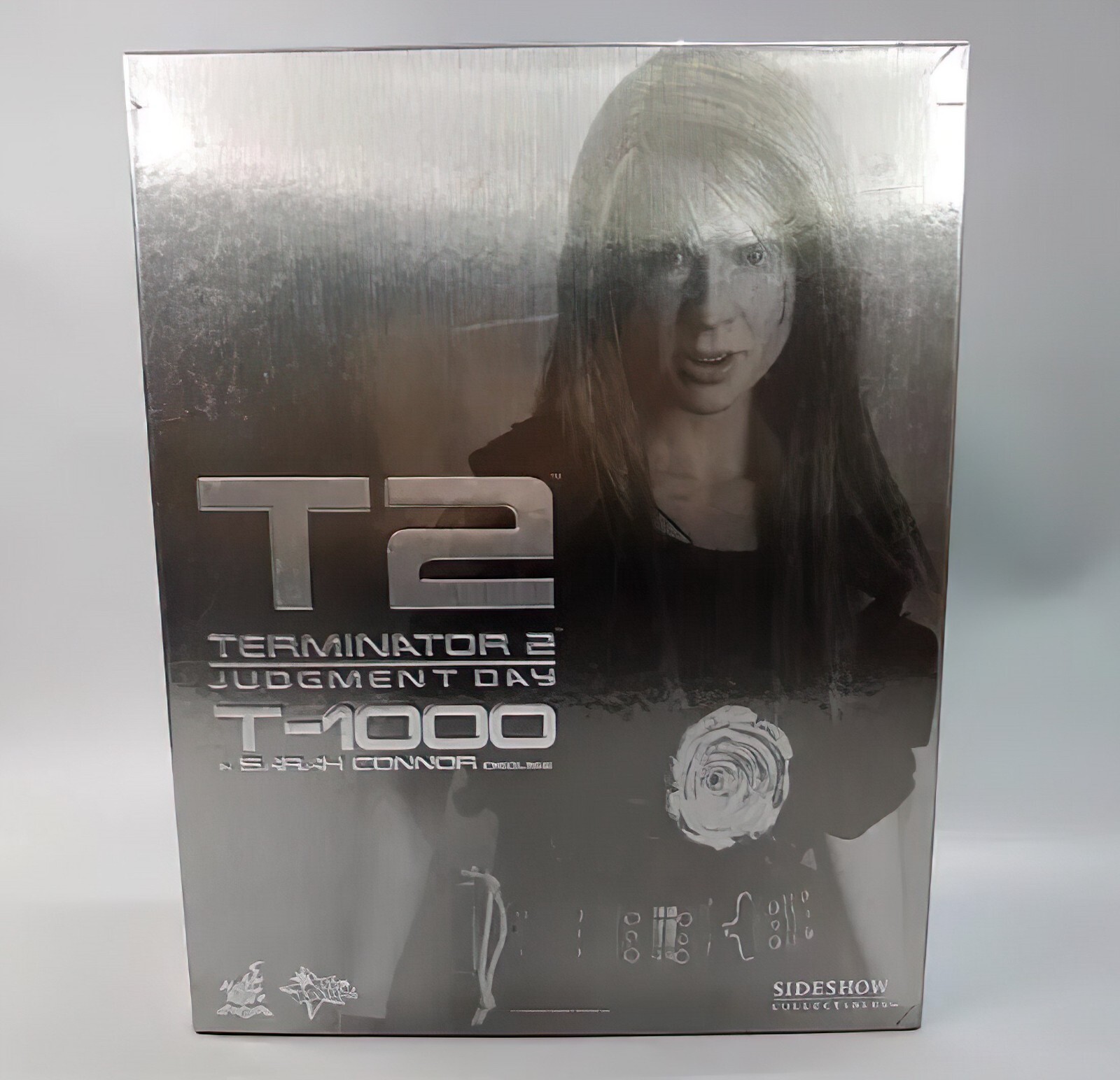 Hot Toys Terminator 2 T-1000 Sarah Connor Disguise 1/6 Action Figure ...