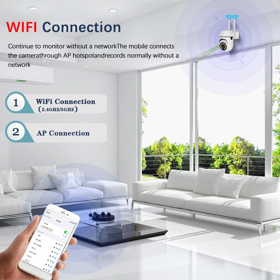 Yi Lot App HD 1080P Wireless Wifi 5G Home Security IP Camera Smart ...