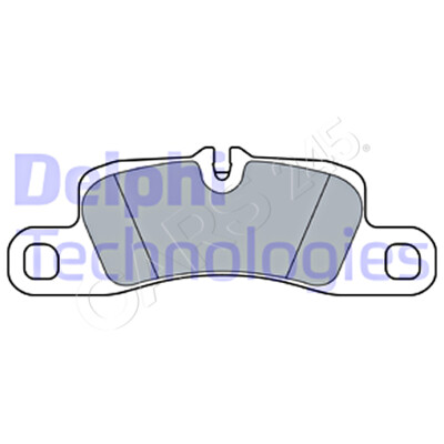 DELPHI Disc Brake Pad Set For PORSCHE Cayenne 92A 95835293971 | eBay