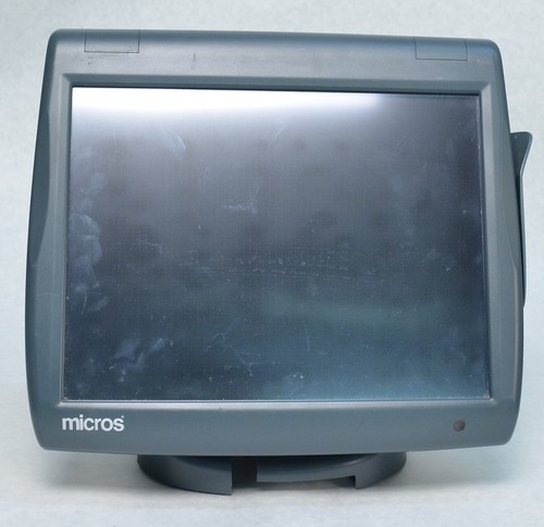 Micros Workstation 5A PoS Point of Sale Terminal w/ Stand 400814-103 ...