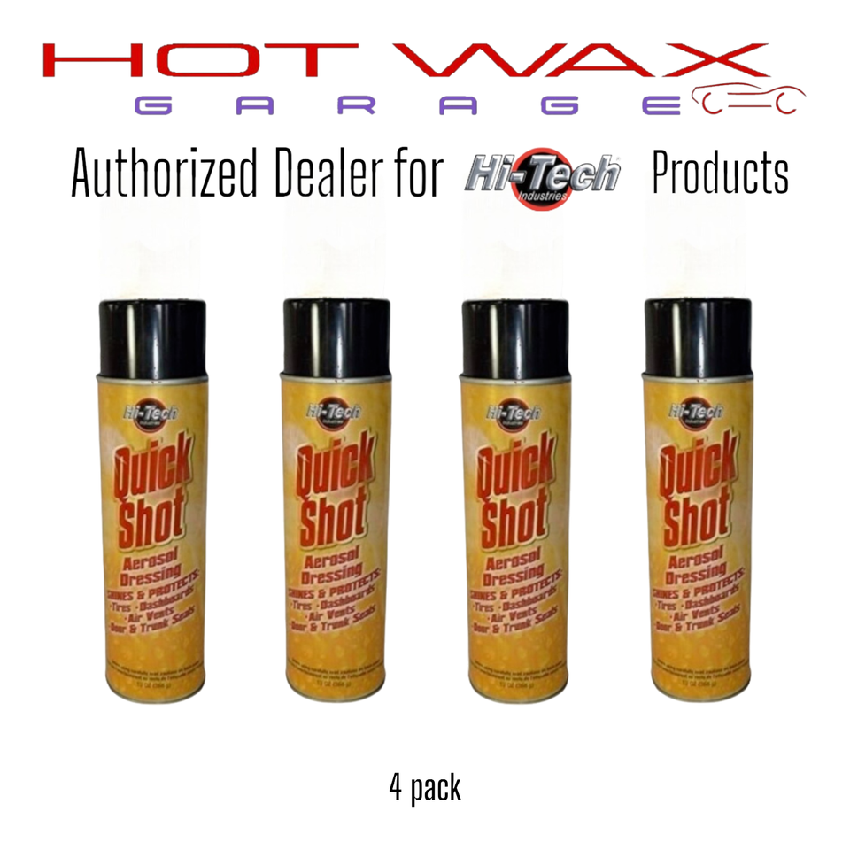 Hi-Tech Quick Shot Dressing 18014 Shines & Protects Aerosols 4 Cans | eBay