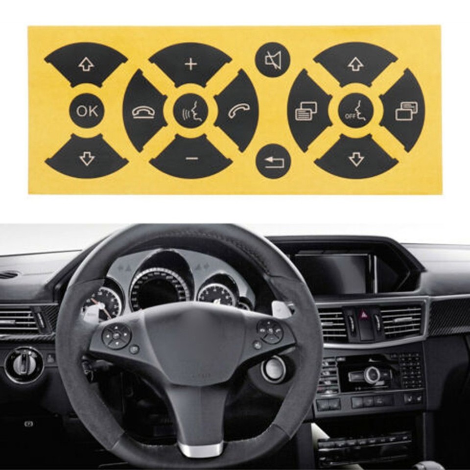 Switch Button Sticker Front Fix Scratched Interior Trim Repair Stickers ...