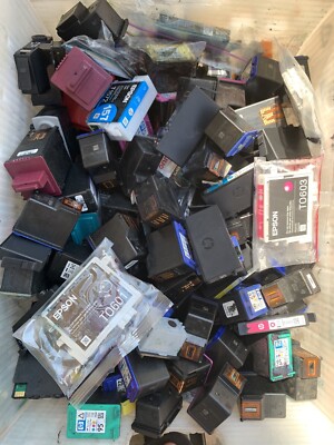 Mix lot of 450 Virgin & Non Virgin Empty Ink Cartridges for Staples ...
