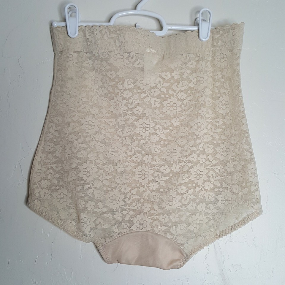 INSTANT SHAPING BY PLUSFORM Hi Waist PANTY Brief Beige Womens Medium ...