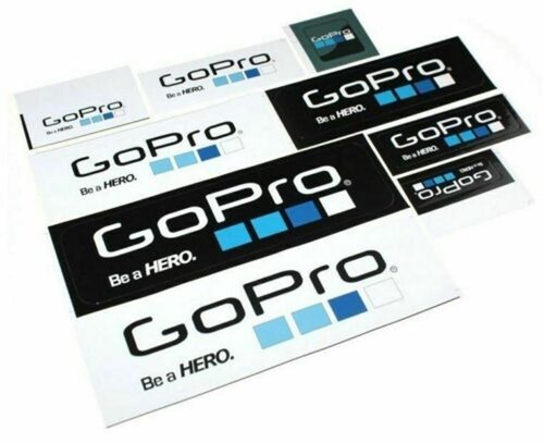 2 Sets 18 x Icon Logo Stickers Decal Set for GoPro Hero Sports Helmet ...