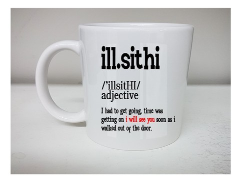 ill Si thi Yorkshire Meaning Dictionary Fun joke tea,coffee Gift idea ...