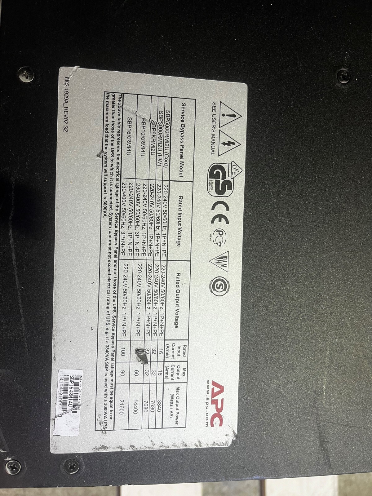 APC ~ 10KVA UPS power supply | eBay