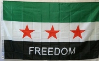 3x5 SYRIAN FREEDOM FLAG, 3'x5' Syria 3 Star Free Army Kurds 3' x 5 ...