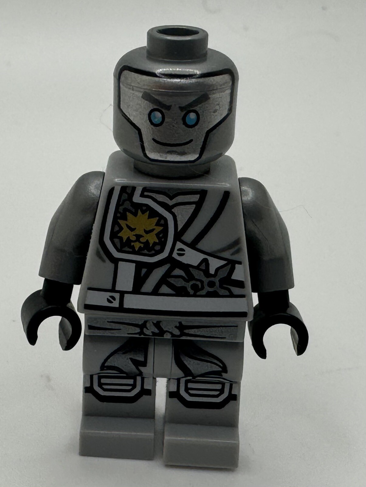 Lego Minifigure Ninjago - Zane - Titanium Ninja Light Bluish Gray | eBay
