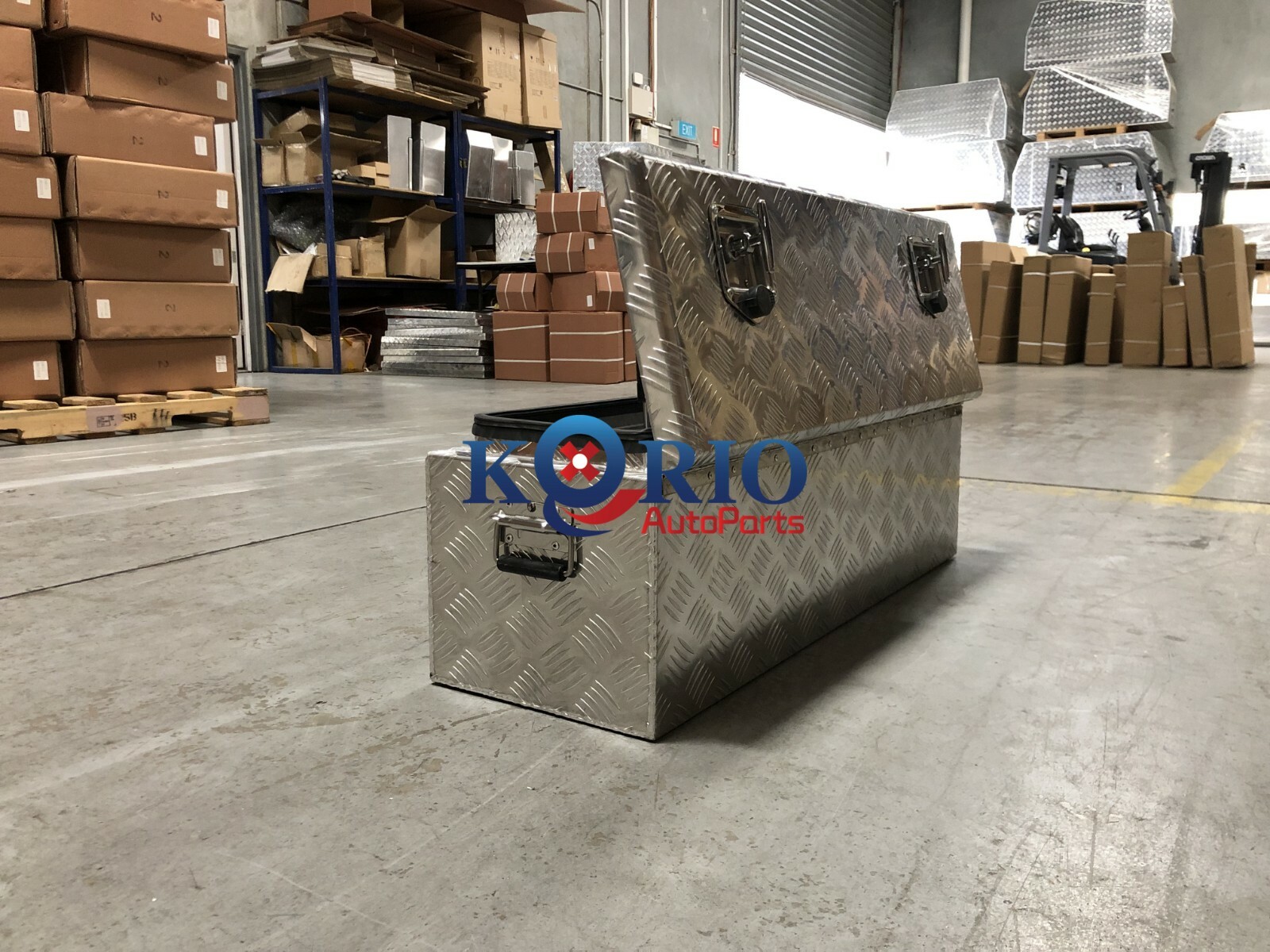 Aluminium Toolbox Top Open Rectangular UTE TRUCK TRAILER Tool Box 950 x ...