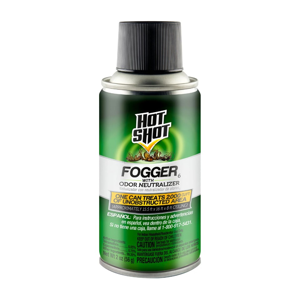 6 CAN FOGGER BOMB Insect Killer Bug Flies Roach Spider Indoor Bed Kill ...