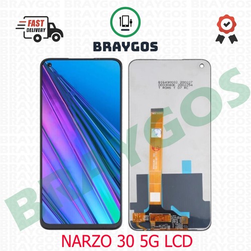 Rechange Pour Realme Narzo 30 5G RMX3242 Écran Tactile Noir Affichage ...