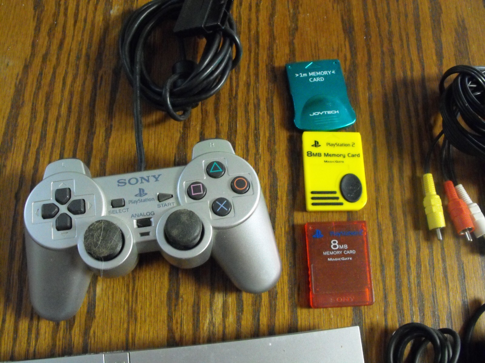 Vintage Sony Playstation 2 Bundle With 1 Controller 3 Memory Cards ...