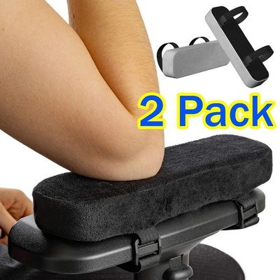 2Pcs Memory Foam Office Elbow Arm Rest Cushion Chair Armrest Pads ...
