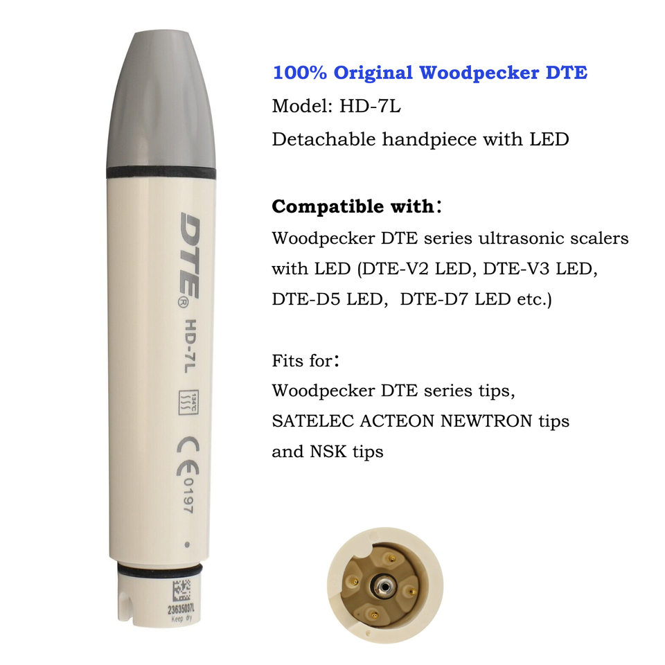 Woodpecker DTE-V3 LED Ultrasonic Scaler Handpiece Satelec ACTEON Piezo ...