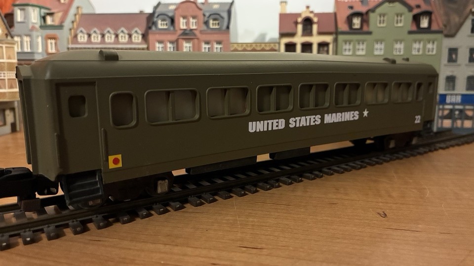 American Flyer USMC Custom Military Passenger Car | eBay