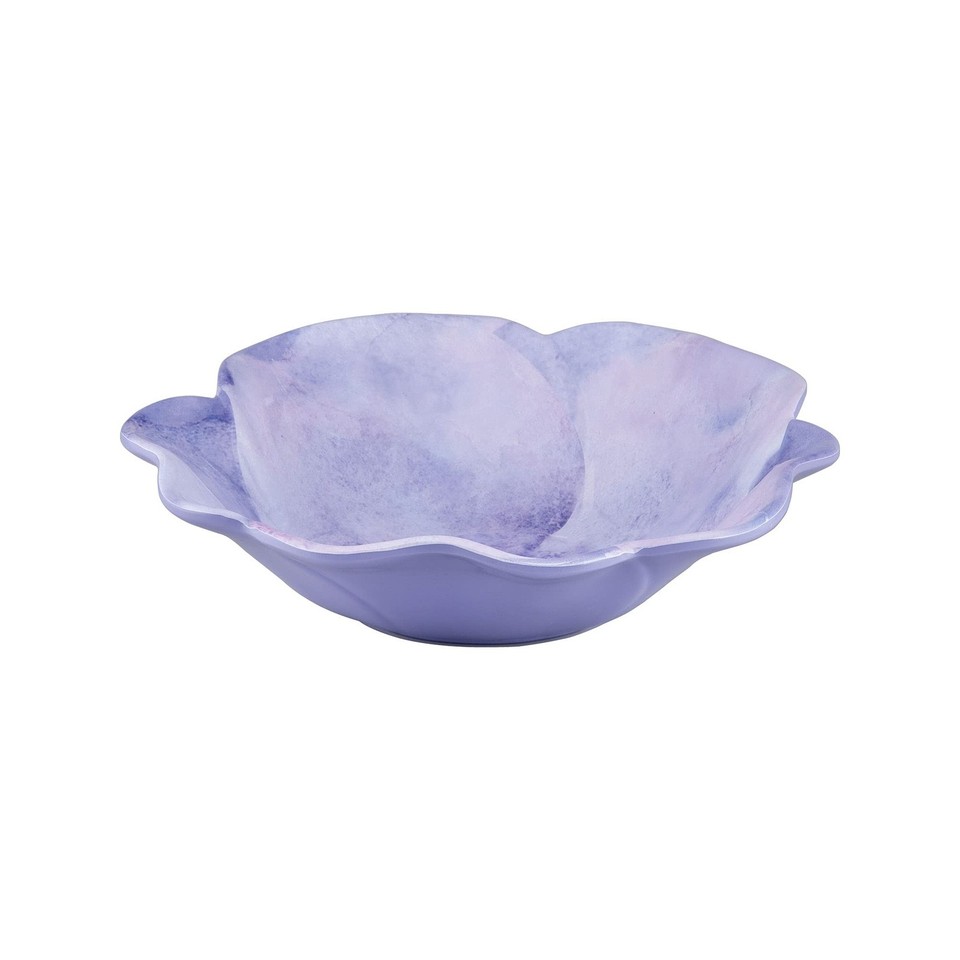 UPware 16 Piece Lavender Melamine Dinnerware Sets, Outdoor Dishes Set ...