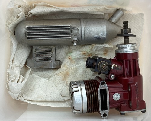 Irvine 53 Red R/C Engine With Muffler | eBay UK