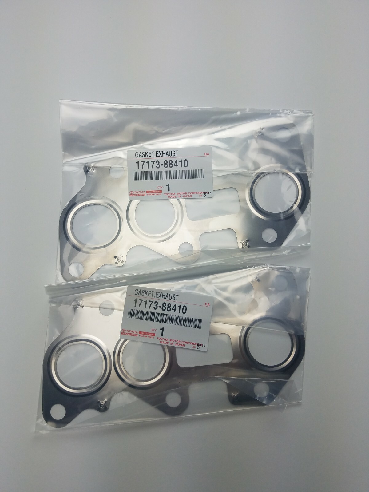 Toyota OEM VVTI 1JZ-GTE Exhaust Manifold Gasket To Head 17173-88410 X2 ...