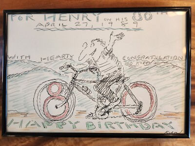 Original Signed Ed Koren, Pen and Ink, Famed New Yorker Comic Artist ...