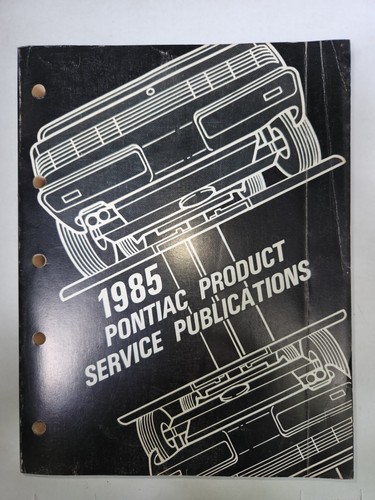 1985 Pontiac Service and Product Bulletins Book Manual Firebird | eBay