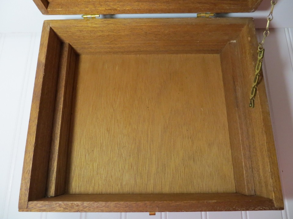 Handmade Wooden Sewing Box/Thread Holder Box, Scissor & Sewing Tool Box ...