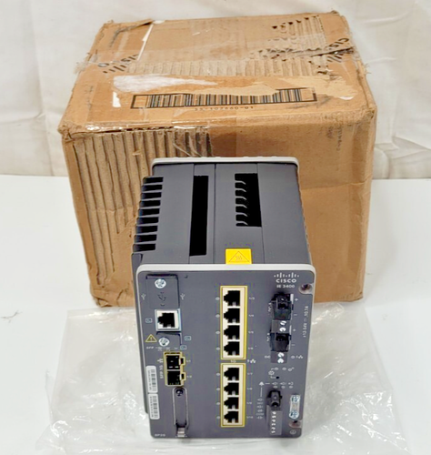 Cisco IE 3400 IE-3400-8P2S-A Industrial Ethernet Switch NEW IN BOX | eBay