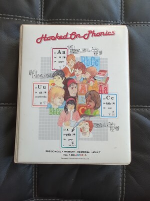 Vintage Hooked On Phonics Home School Preschool Adult Remedial Books ...