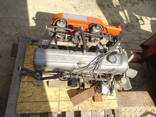 1974 Datsun 260Z Fairlady L26 Engine W/ Dual Carbs Distributor & etc ...