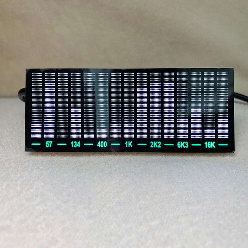 Music Spectrum Display LED Sound-controlled Audio Level Indicator VU ...