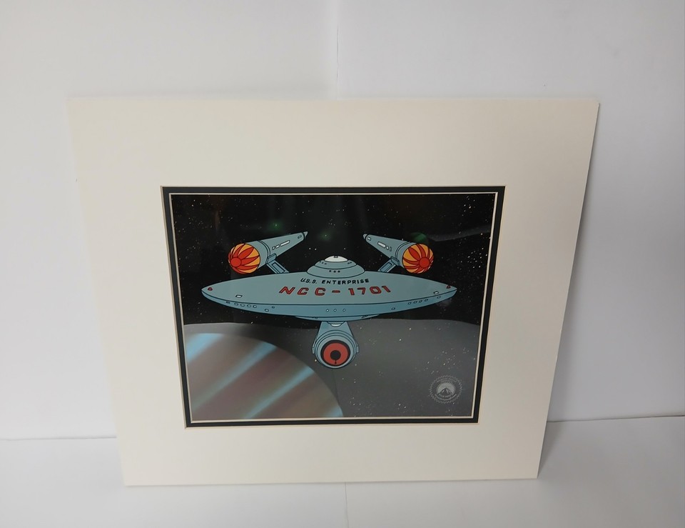 Vintage STAR TREK Animation Cel Limited Edition Enterprise 70’s Series ...