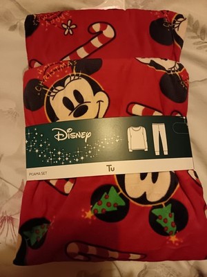 Ladies Size 14 Disney Mickey Mouse Christmas Pj's Long Leg Long Sleeve ...