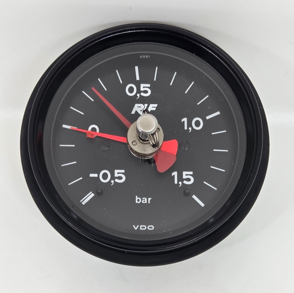 Porsche 911 930 935 RUF VDO Turbo Boost Gauge Tell Tail Rare Original ...