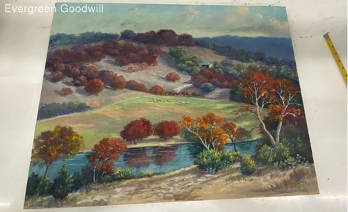 Overlooking the Pasture Oil Painting by Ike Koenig - Signed | eBay