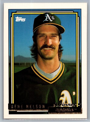 1992 Topps Gold Winner #62 - Gene Nelson - Oakland Athletics | eBay