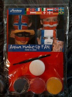 Fantasy "Aqua Make-Up Fan" Schminkset Karneval Fan Fußball Deutschland ...
