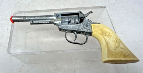 Vintage Hubley Texan Cast Iron Gabriel Cap Gun Long Horn Handle Toy Gun ...