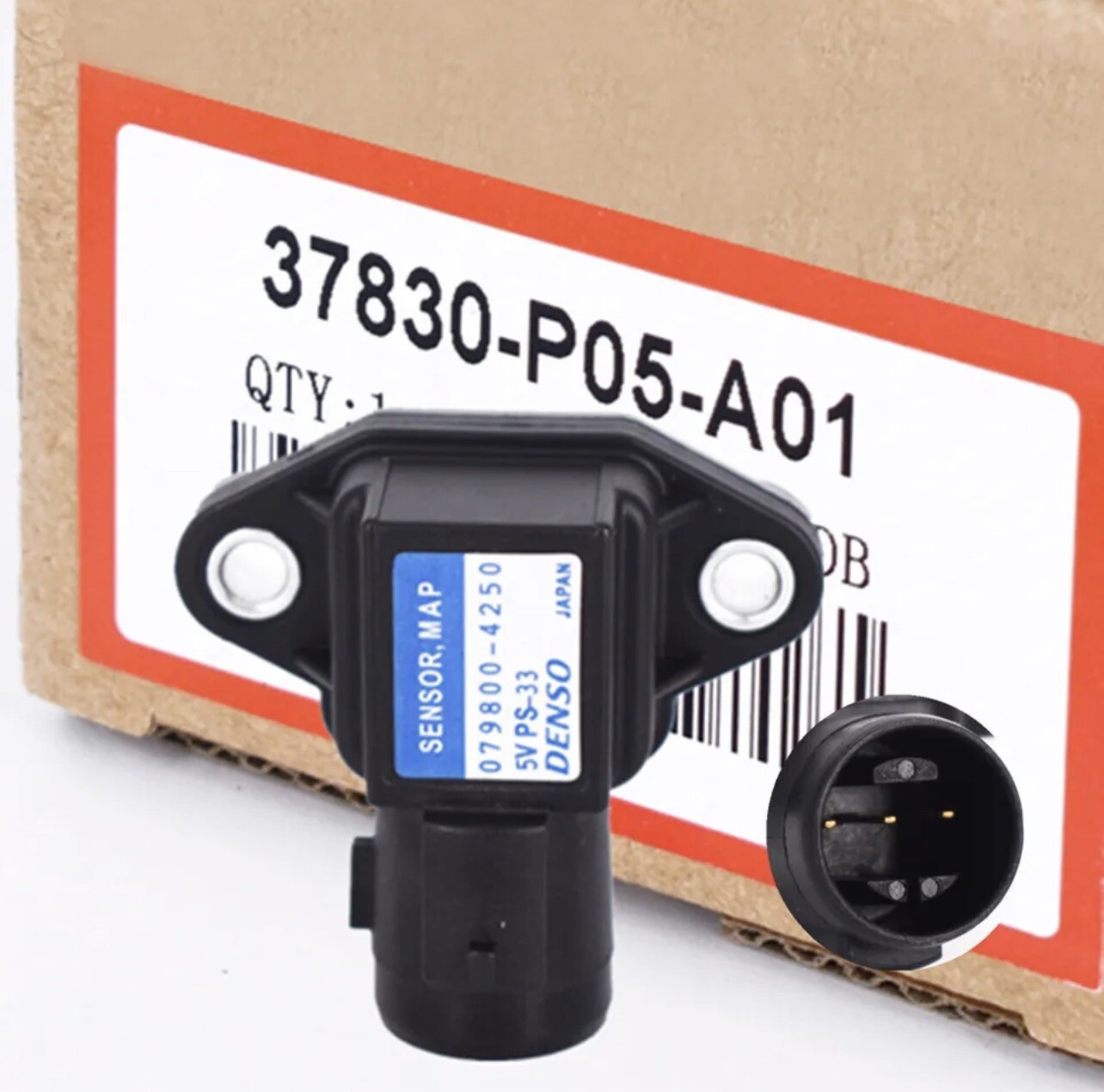 Genuine OEM MAP Manifold Air Pressure Sensor for Honda Accord 37830-P05 ...