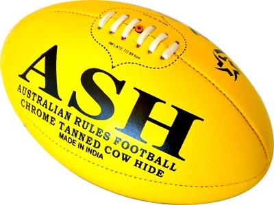 2 X Pro Genuine LEATHER AUSTRALIAN RULES FOOTBALL AFL BALL SIZE 5 | eBay